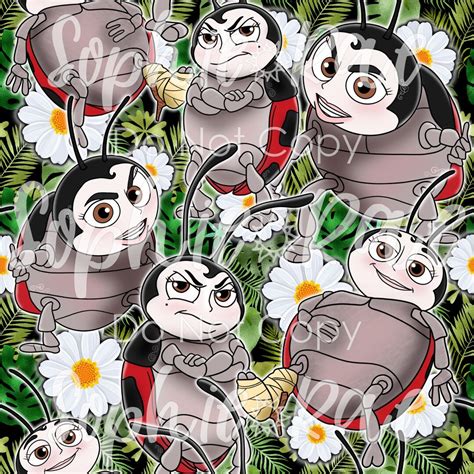 Ladybug Seamless Pattern Etsy