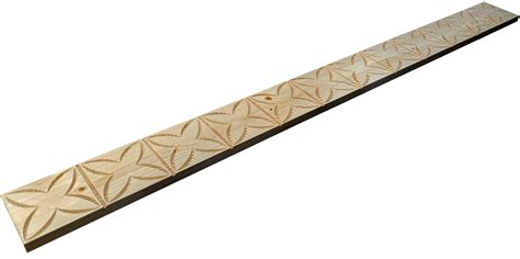 Tiki Wooden Moldings Polynesian Flowers Box Of 10 Etsy