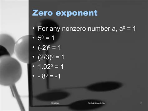 Zero And Negative Exponents Ppt