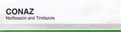 Conaz Tablets Norfloxacintinidazole Combination