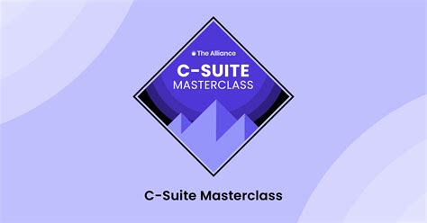 The C Suite Masterclass Course Achieve Executive Success