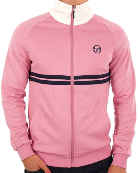 Sergio Tacchini Dallas Track Top Pink/Gardenia - 80s Casual Classics