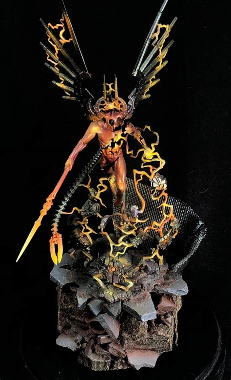 Ctan Shard Of The Void Dragon Necron Miniature Handpainted Custom