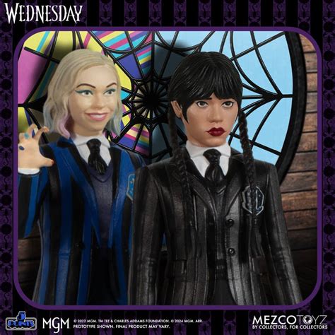 Mezco Toyz Unveils New Netflixs Wednesday 5 Points Figure Boxed Set