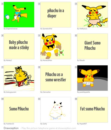 Pikachu In A Diaper Drawception
