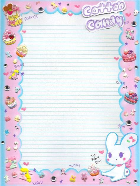 Cute Printable Notebook Paper