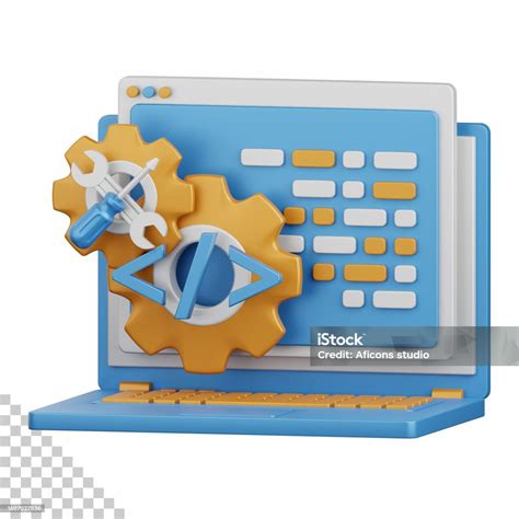 3d Rendering Software Development Isolated Useful For Technology Programming Development Coding