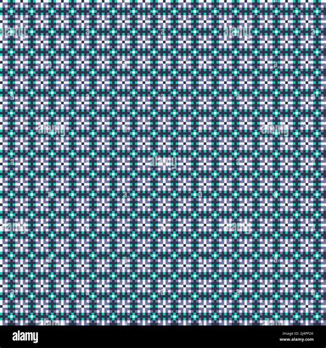 Abstract Cross Pattern Dotted Generative Computational Art Illustration