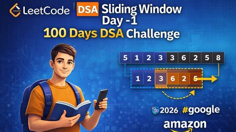Leetcode Dsa Day 10 100 Days Dsa Challenge Sliding Window Placement