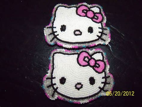 Hello Kitty Native Style Hello Kitty Native American Beadwork Kitty