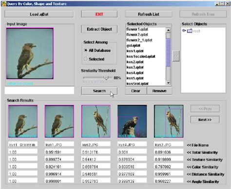 sample query 1 a corel image the retrieved objects are shown