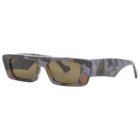 Gucci Brown Rectangular Mens Sunglasses Gg1331s 006 54 889652438078