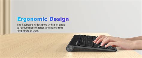 Amazon Com Cimetech Bluetooth Keyboard And Mouse Type C Rechargeable Mouse Silent Scissor