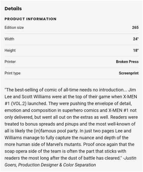 X Men Pool Party Poster Mondo Sold Out Marvel Comics 1991 Jim Lee Brand