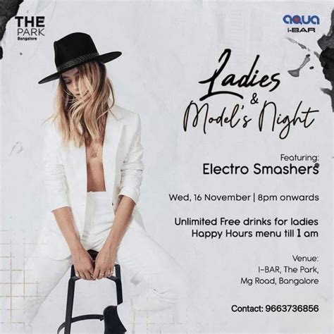 Ladies And Model Night Party I Bar Bangalore 16 November To 17 November