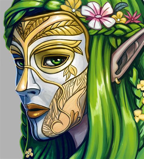 Masked Elf Commission By Me Rdigitalart