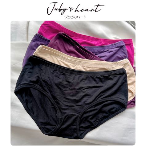 Jubys Seluar Pendek Wanita Saiz Besar Angkat Pinggul Cotton Briefs Women Big Size Underwear Lift