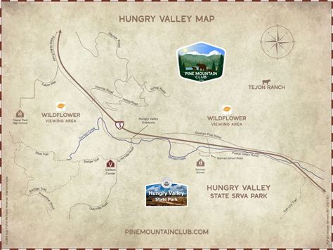 Hungry Valley Trails Campgrounds Maps Information Wildflowers