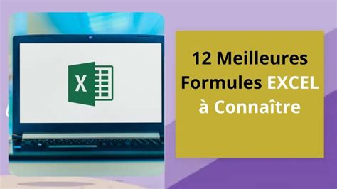Cours Sur Excel 12 Meilleures Formules à Connaître