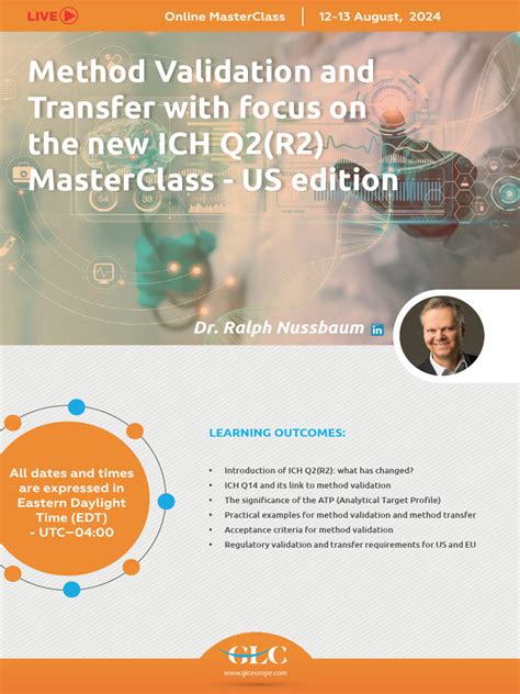 Method Validation And Transfer With Focus On The New Ich Q2 R2 Us