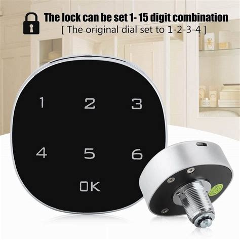 6 Digital Finger Print Wt Smart Keyless Digital Password Lock Touch