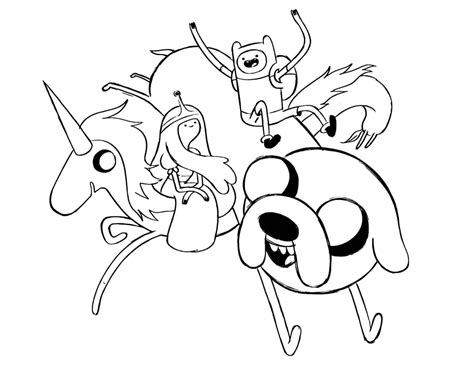 Adventure Time Coloring Pages Marceline And Princess Bubblegum