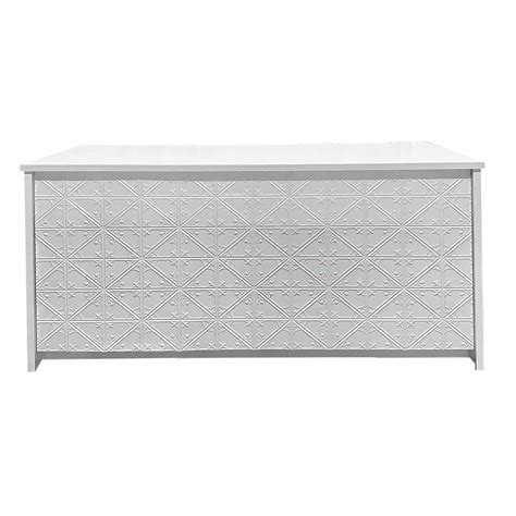 Bar White Pressed Metal Large Brandition