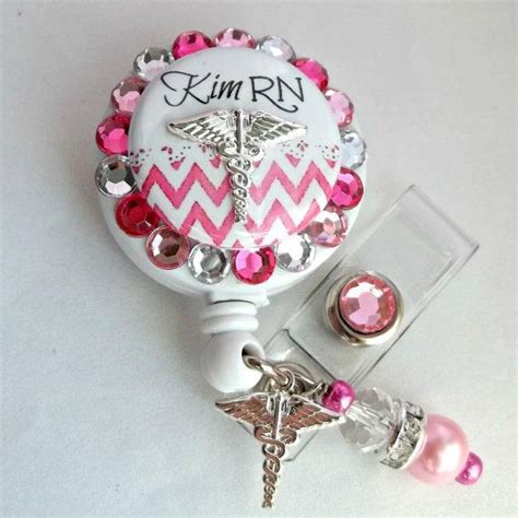 Nurse Custom Badge Id Reel Holder By Badgetopia On Etsy 1300