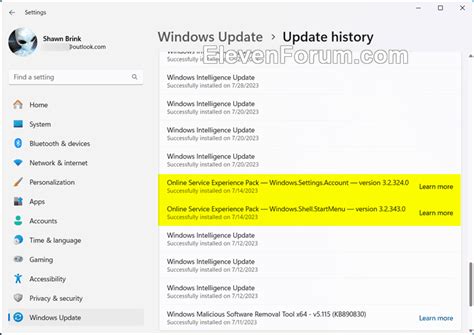 Check Online Service Experience Packs Installed In Windows 11 Windows