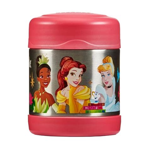 Thermos Disney Princess Funtainer Stainless Steel Food Flask 290ml Pink