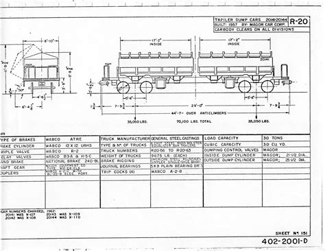 Datasheet X107 X110 From Nyct Revenue And Non Revenue Car Drawings