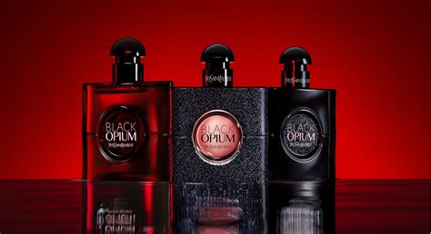 Black Opium Eau De Parfum Over Red Fragrance Ysl Beauty
