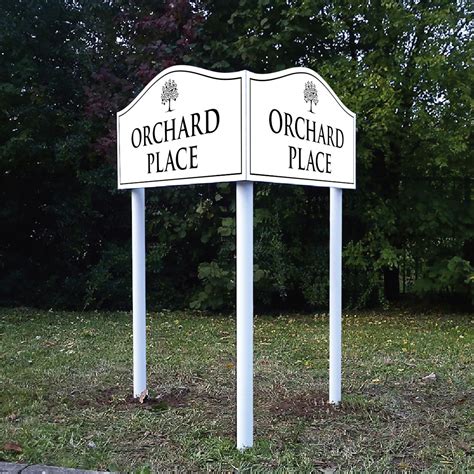 Jaf Graphics 3 Post Corner Sign Classic Design