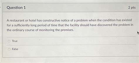 Solved Question 12 ﻿ptsa Restaurant Or Hotel Has