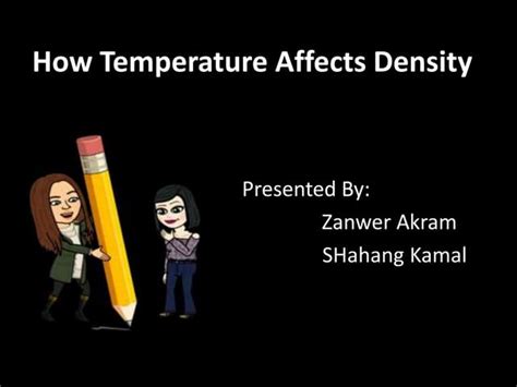 How Temperature Affects Density Pptx