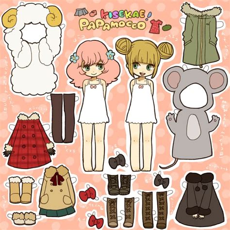 Recortables Xd Paper Doll Muñecas De Anime Muñecas De Papel Antiguas