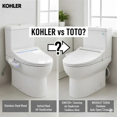 Kohler Vs Toto Bidet 7 Key Differences Revealed To Help You Choose The