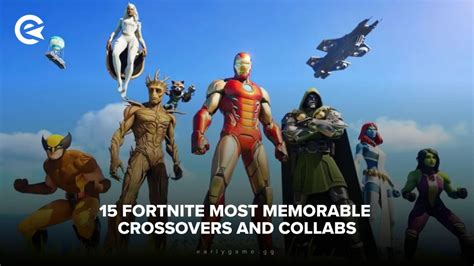 Earlygame 15 Fortnite Most Memorable Crossovers And Collabs