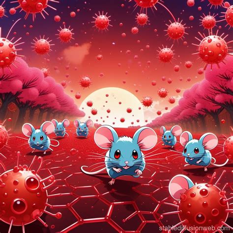 Mice Escape From Red Viruses Stable Diffusion Online