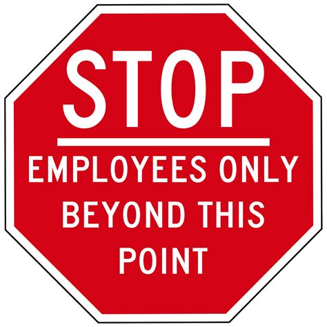 Staff Only Beyond This Point