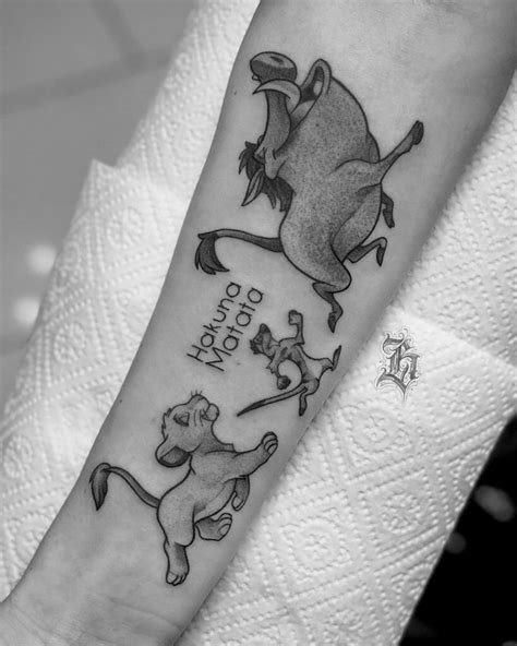 Lion King Tattoo Hakuna Matata