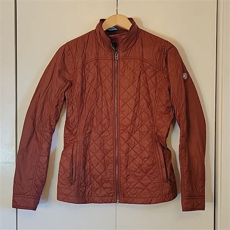 Kuhl Jackets And Coats Kuhl Womens Quilted Puffer Jacket Rust Poshmark