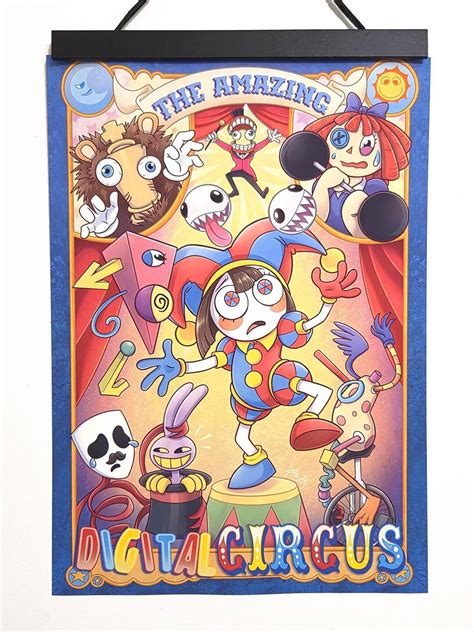 The Amazing Digital Circus Art Print Etsy