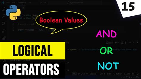 Logical Operators With Boolean Values In Python Programming Language