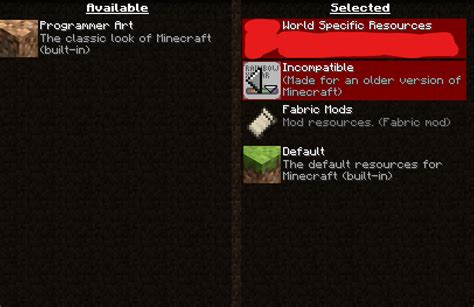 i want to lower the priority of a world specific texturepack r minecraft