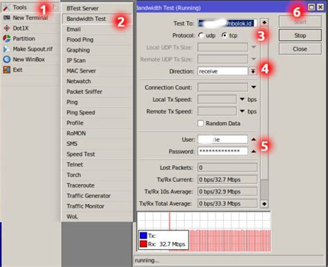 Cara Speedtest Di Mikrotik Dengan Terminal