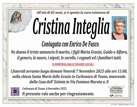 Funer24 Cristina Integlia Teano Ce