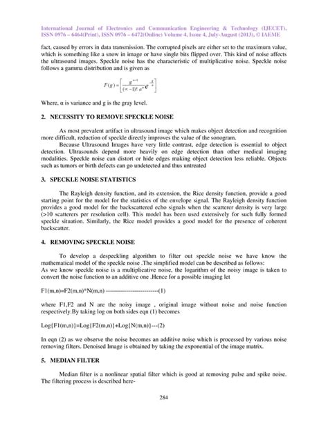 Speckle Noise Reduction From Medical Ultrasound Images Using Wavelet Thresh Pdf