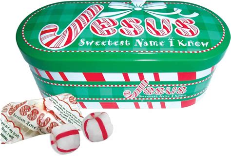Scripture Candy Jesus Christmas Tin New Day Distributors