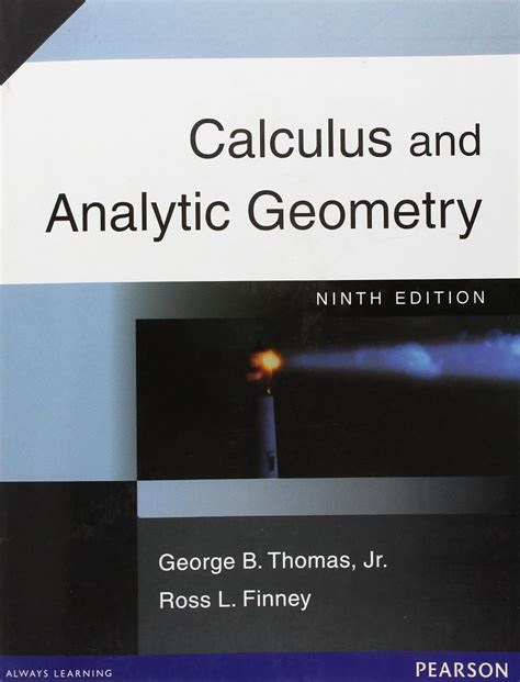 Calculus And Analytic Geometry By Thomas